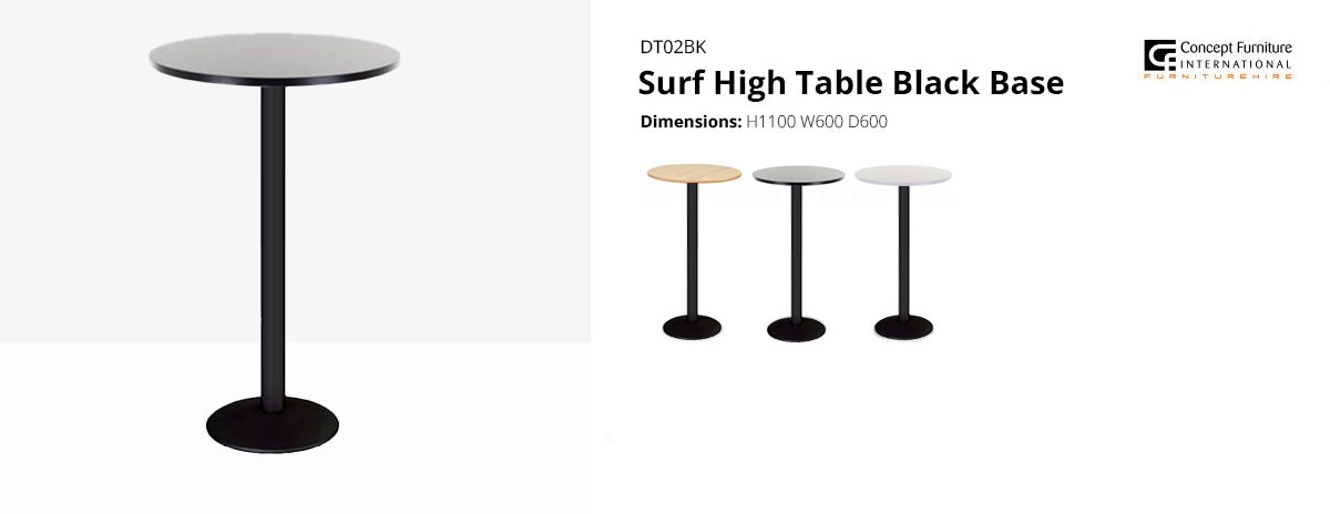 DT02 BLACK BASE COLOUR CHART - Concept Furniture Hire